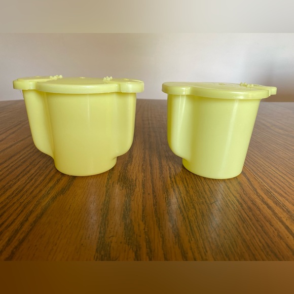 Tupperware | Kitchen | Vintage Yellow Tupperware Creamer Sugar | Poshmark